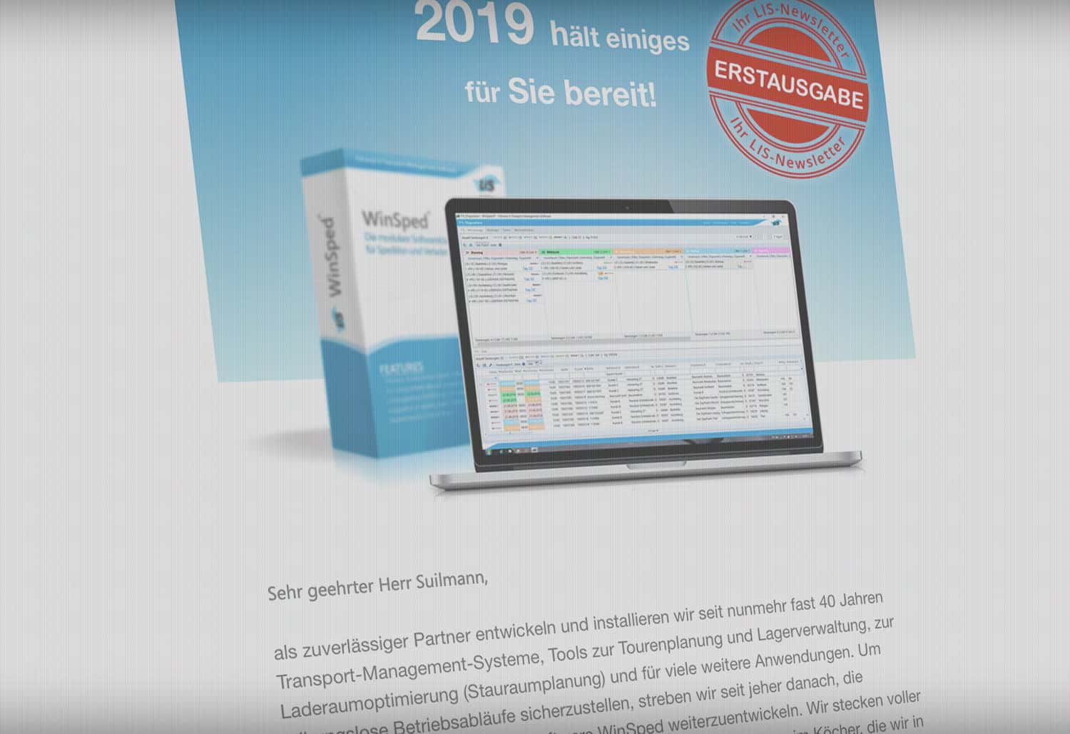 Immer auf dem Laufenden - Dank neuem Newsletter der LIS AG